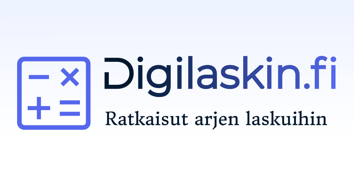 Prosenttilaskuri | Laske prosenttilaskut vaivattomasti | Digilaskin.fi